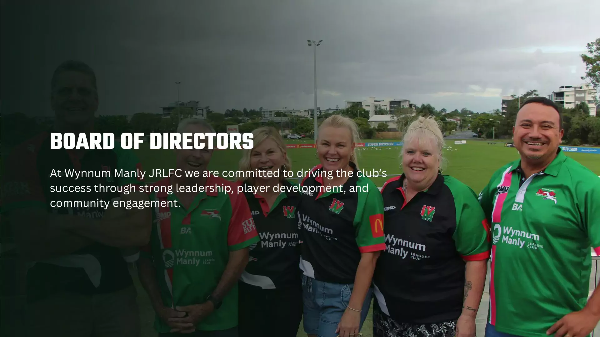 Meet the Board of Directors | Wynnum Manly Juniors Leadership